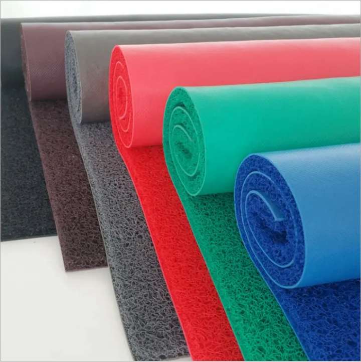 PVC Coil Mat Rubber Matting Floor Carpet Soft Rubber Spaghetti Matting ...