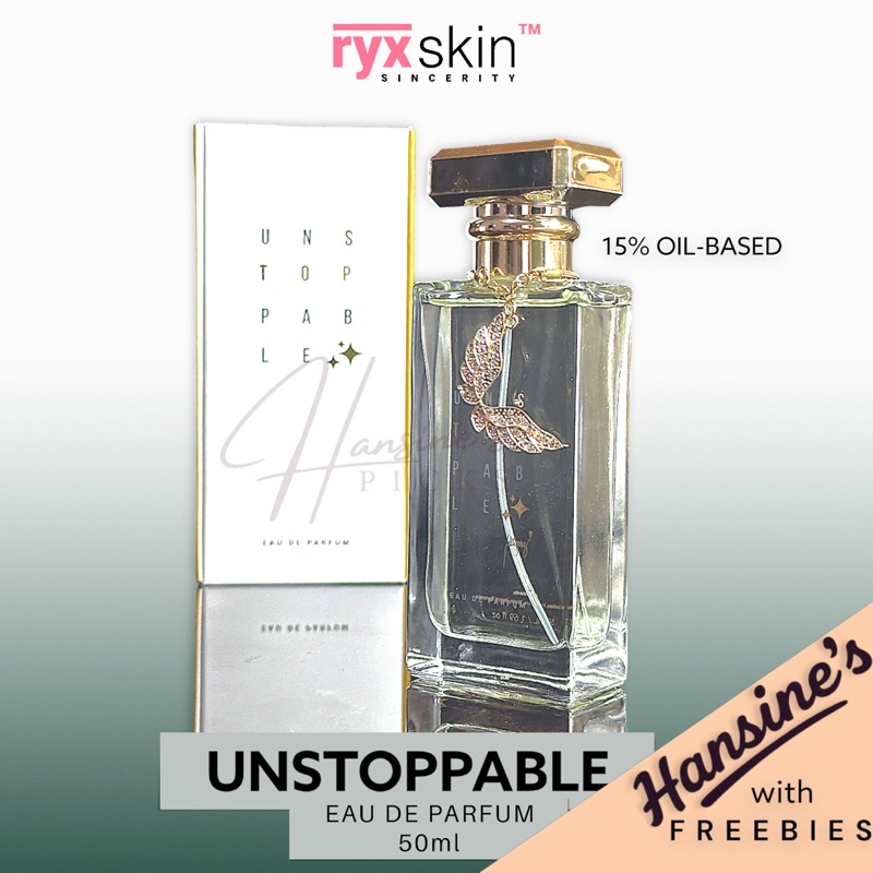 RyxSkin UNSTOPPABLE Eau de Parfum 50ml – Long-Lasting 15% Oil-Based ...