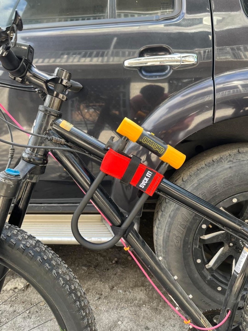 Sack it U Lock Holder • Universal U Lock Holder for Bicycles/Bike with ...