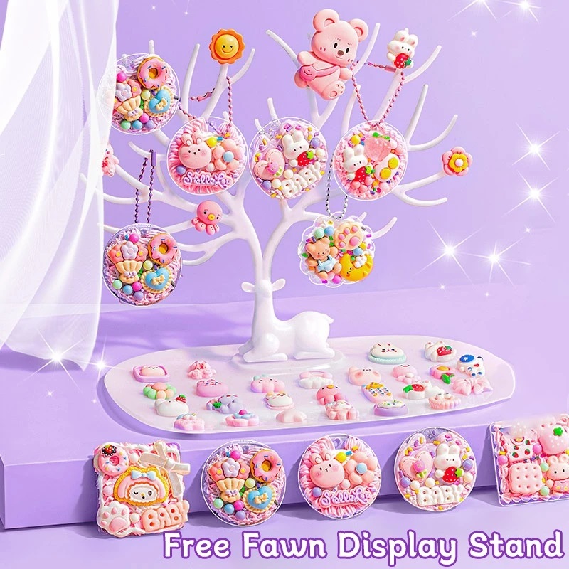 Cream Guka Set Material Bag 303 PCS for Children DIY Handmade Girls ...