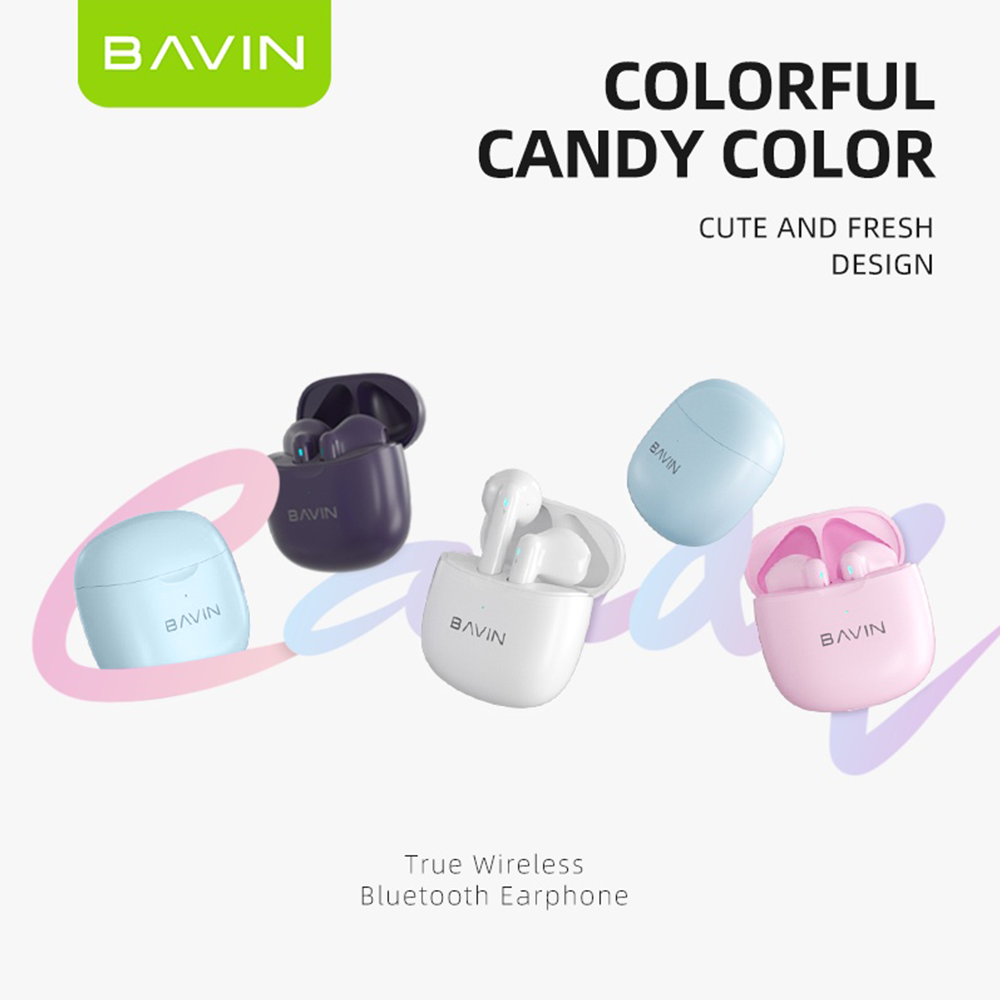 BAVIN BA19 TWS Bluetooth Earphone High Stereo Sound Wireless Earphones ...