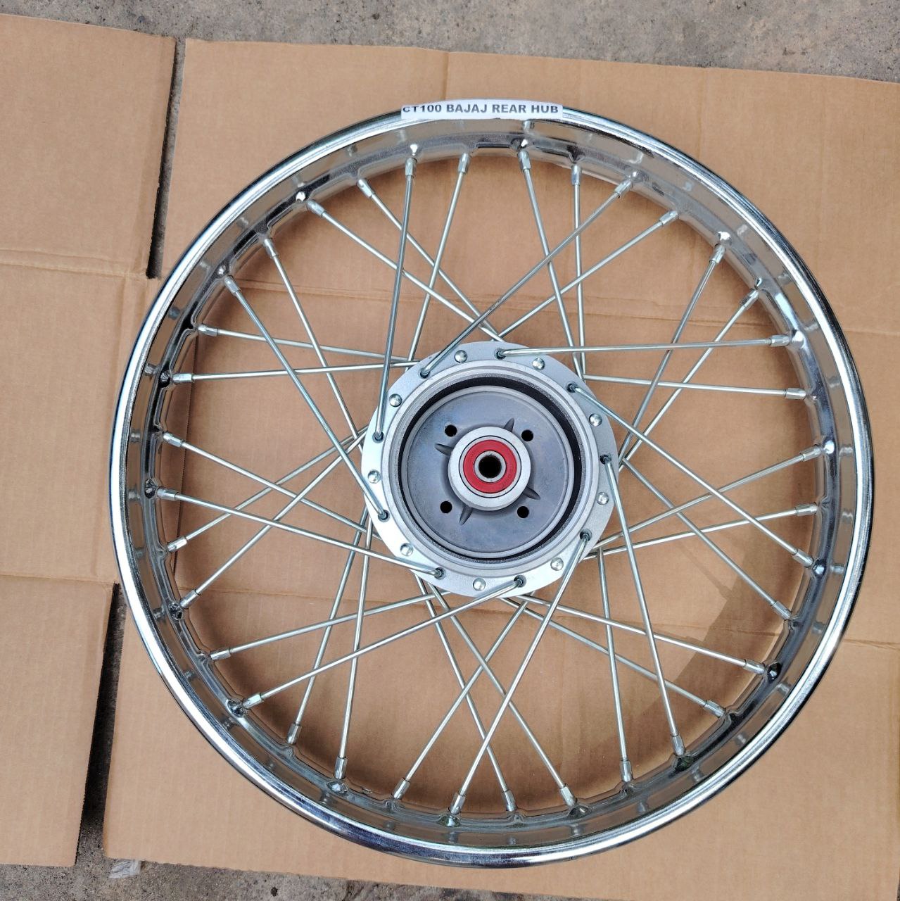 REAR HUB ASSY RIM SET TMX155 TMX 125 BAJAJ CT100 X4 SUPREMO CT125 ...