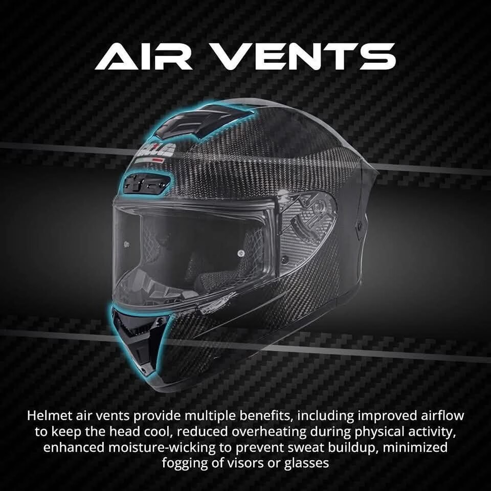GILLE CELESTE MEDUSA Carbon Dual Visor Helmet Full Face for Motorcycle ...