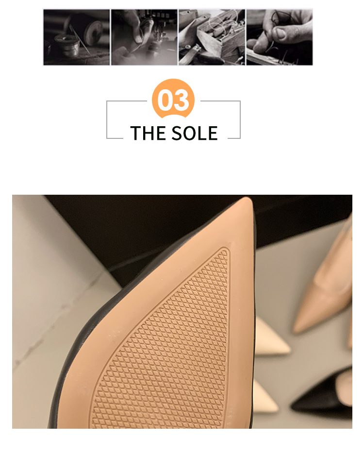 Venalisa Korean High Heels Sandals Cone High Heels Leather Work ...