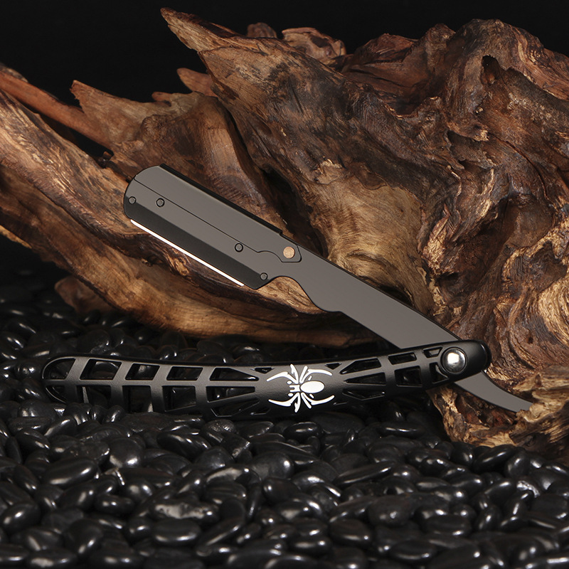 New Labaha Barber Razor Salon Folding Manual Shaver Men's Razor With 10 ...