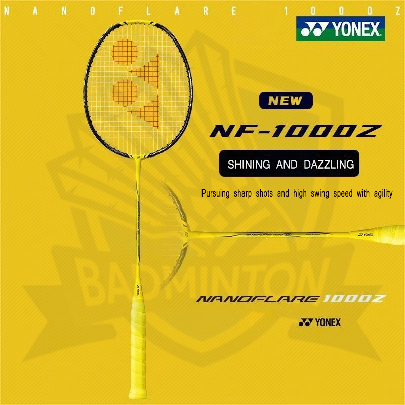YONEX NANOFLARE 1000Z Badminton Racket Full Carbon 4U Ultra Light ...