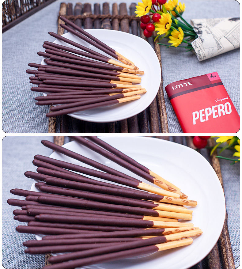 1BOX!! Original Lotte Pepero (40pcs)/1box Flavors: Original | Shopee ...