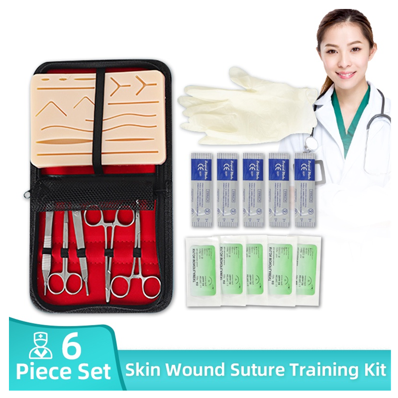 Medical Silicone Suture Pad Surgical Suturing Pad Training Kit Set For ...
