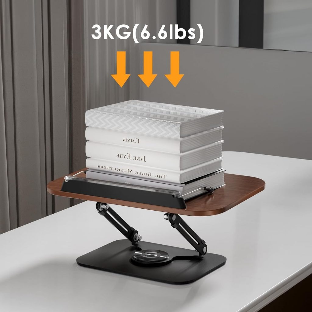 360Rotation Laptop Stand Multi-Role Adjustable Book Stand for Reading ...