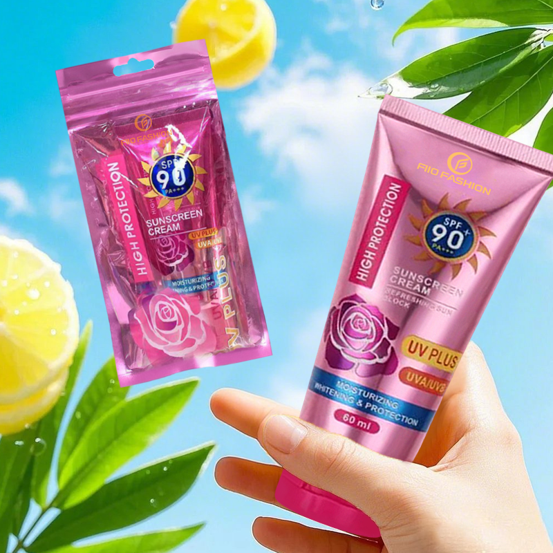 BUY 1 GET 2 Sunscreen Cream SPF 90+High Protection UV Sunblock Lotion Skincare Facial Body Skin ...