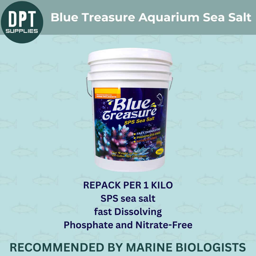 Blue Treasure Aquarium Salt Mix SPS type per 1Kg | Shopee Philippines