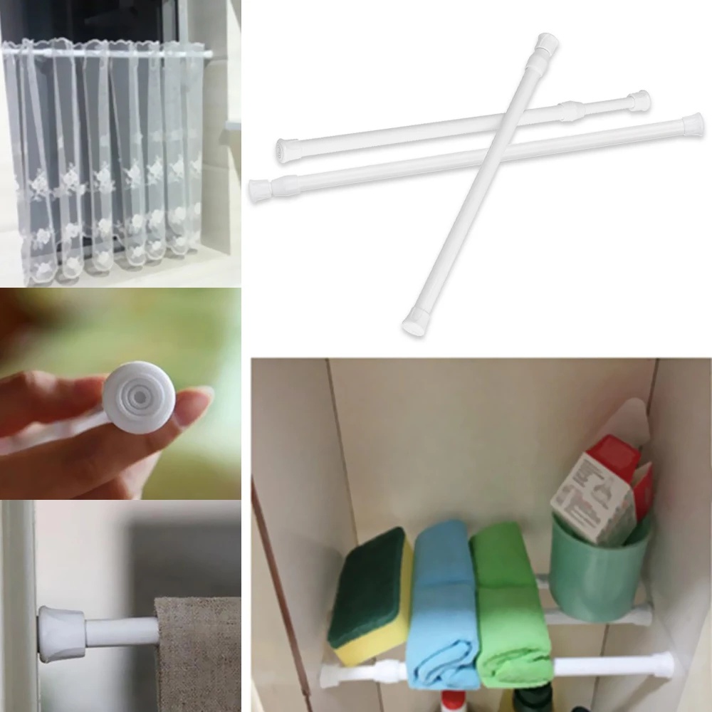 Purpose Spring Loaded Tension Rod Punch-free adjustable telescopic rod ...