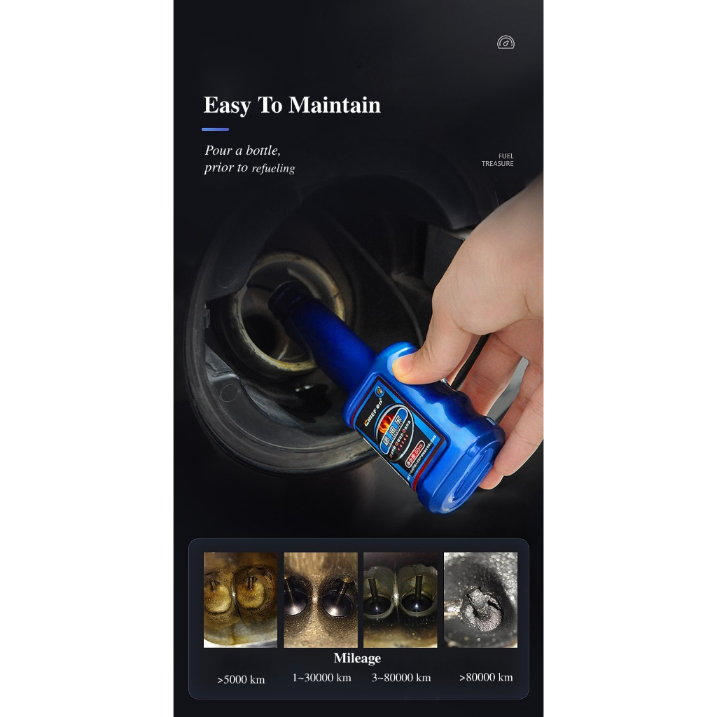 Fuel Saver Cleaner Carbon Diesel Fuel Additive Oil Honda Carb Motorcycl ...