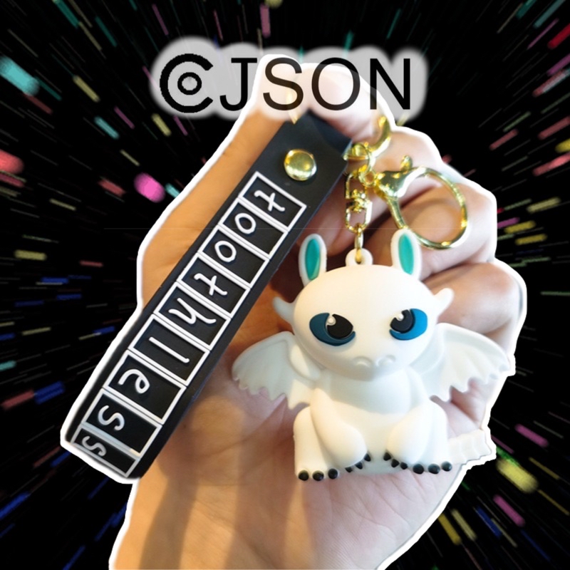 Dragon 3D Keychain Night Fury Light Fury HOW TO TRAIN YOUR DRAGON ...