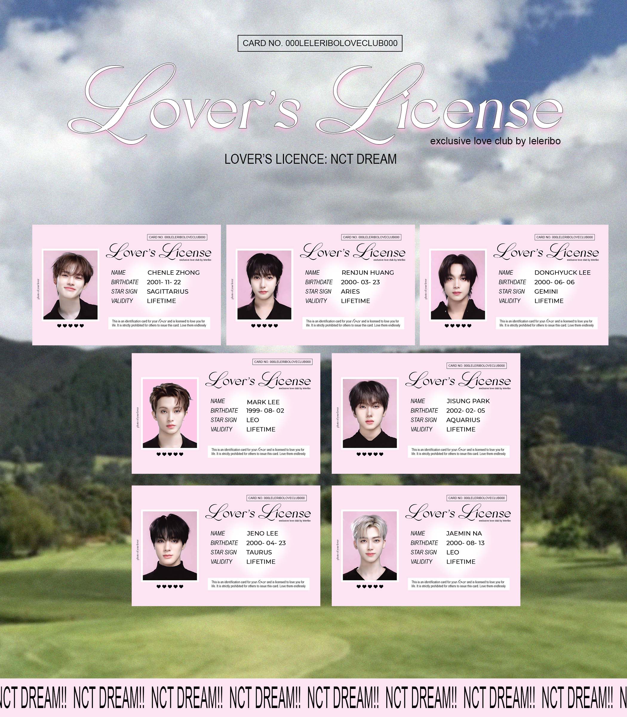 Lover's License NCT Dream Card KPOP by leleribo | Shopee Philippines