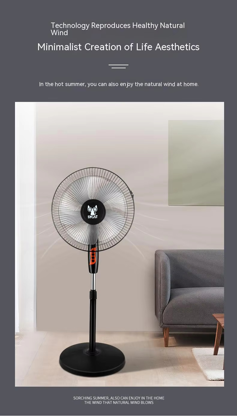 SYCAT 50W Buy 1 Take 1 Stand Fan Shakeable head Strong Wind Floor Fan ...