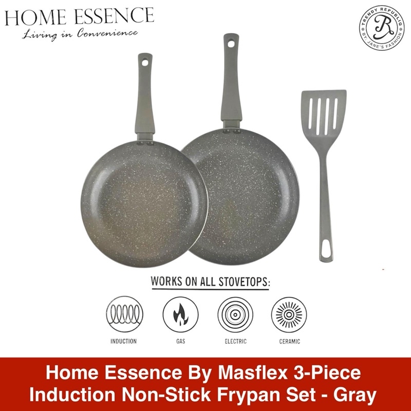 Home Essence by Masflex 3 Piece Induction Cookware Set | Shopee Philippines