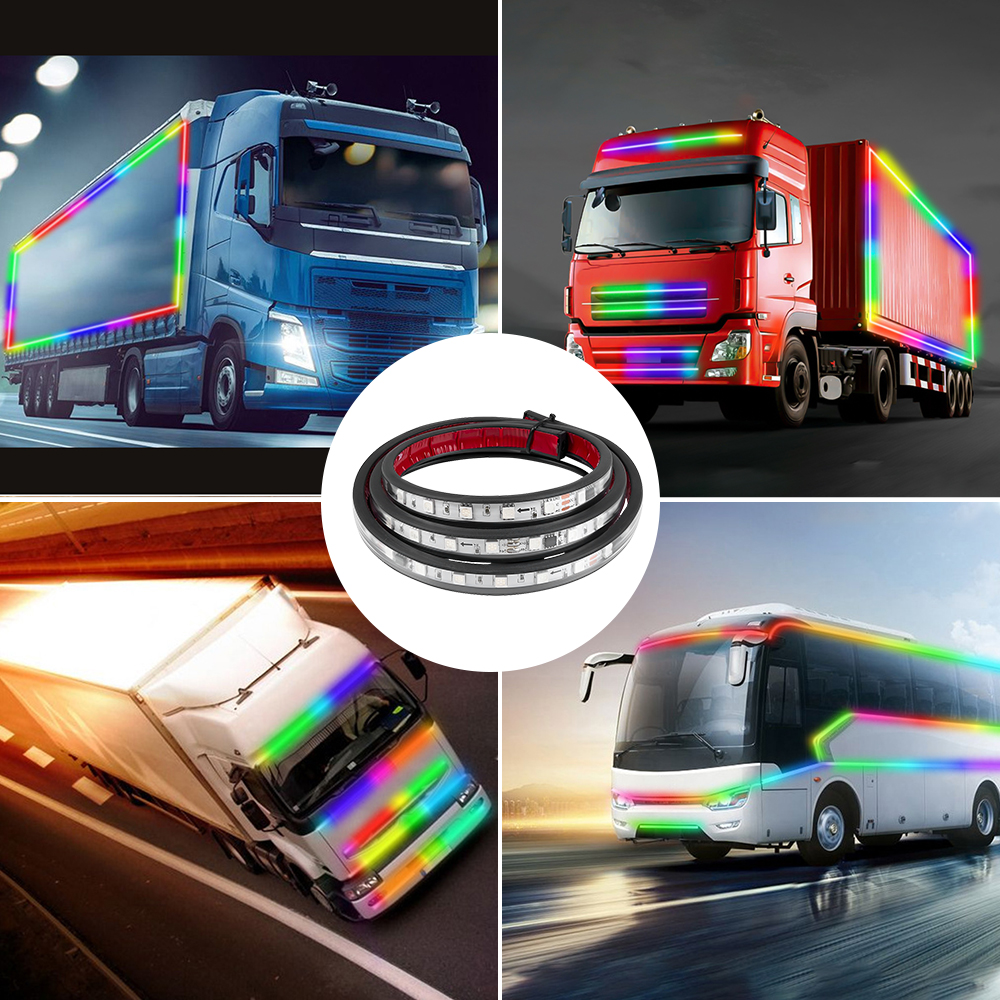 24V Strobe Running Streamer Led strip lights Dynamic Streamer For Truck ...