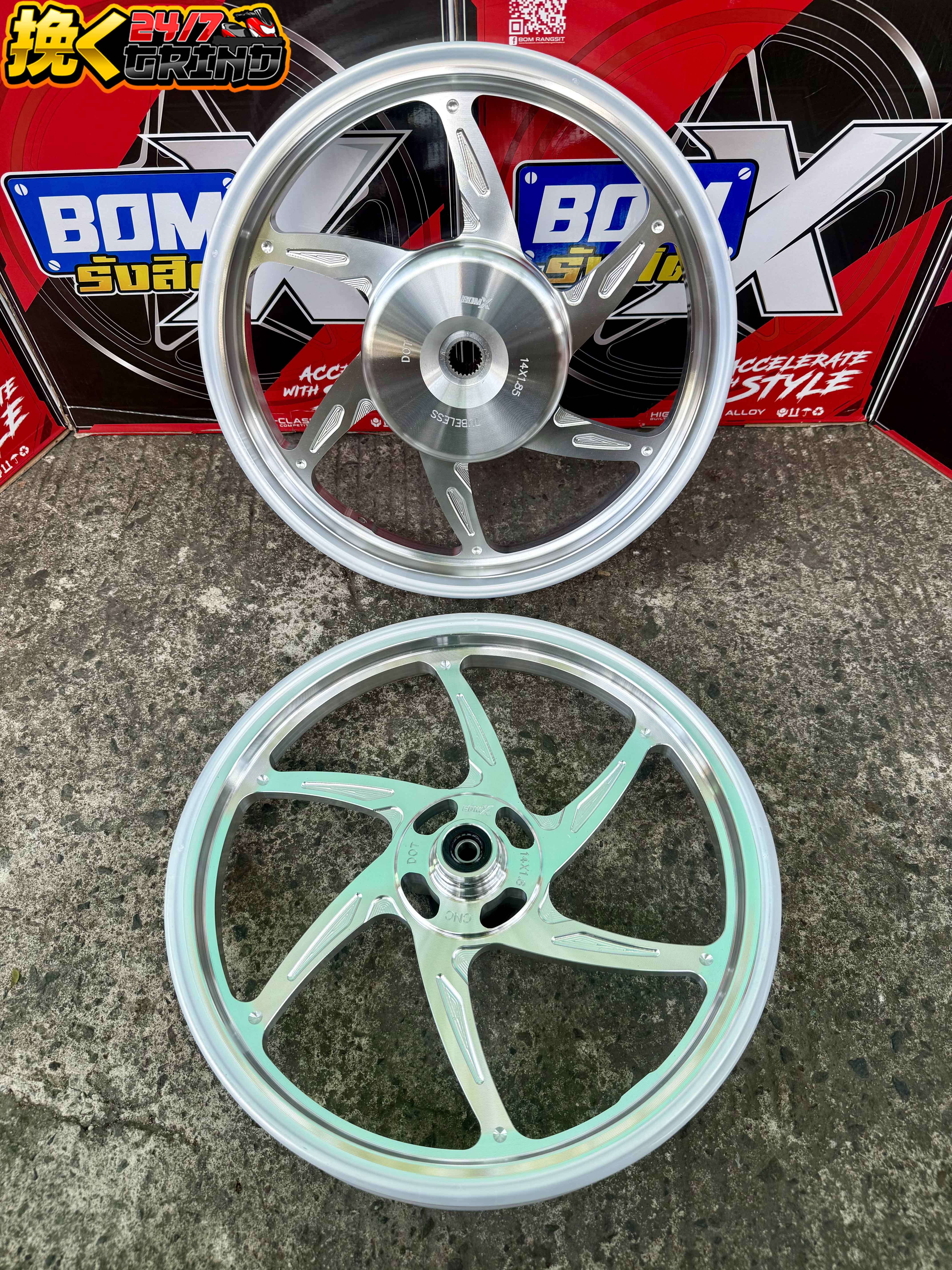 BOM RANGSIT MAGS DRACO For Honda Click 125 / 150 v1 v2 v3 (6 Spokes ...