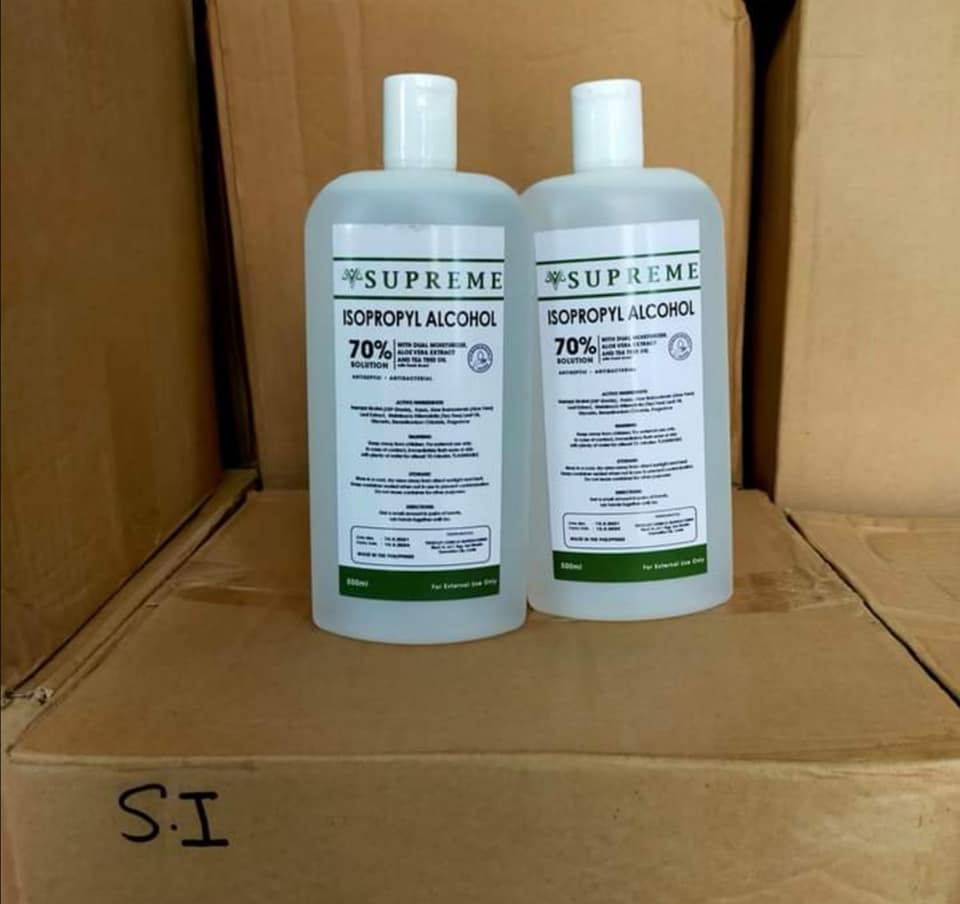 SUPREME ALCOHOL SUPREME Alcohol 1 Gallon 3.2 Liter ETHYL AND ISOPROPYL ...