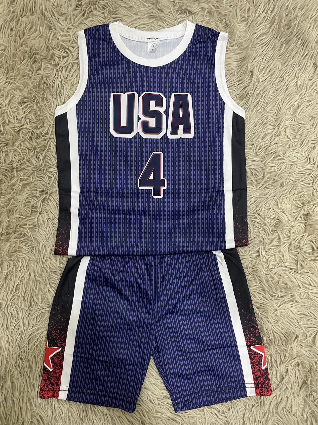 Kid's jersey terno 2-7yrsold USA | Shopee Philippines