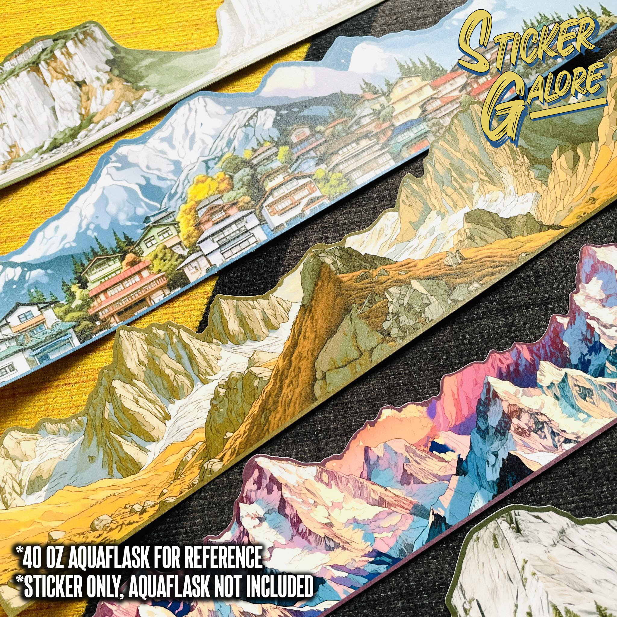 MOUNTAINS AQUAFLASK INFINITY STICKER (WATERPROOF AND SCRATCH PROOF ...