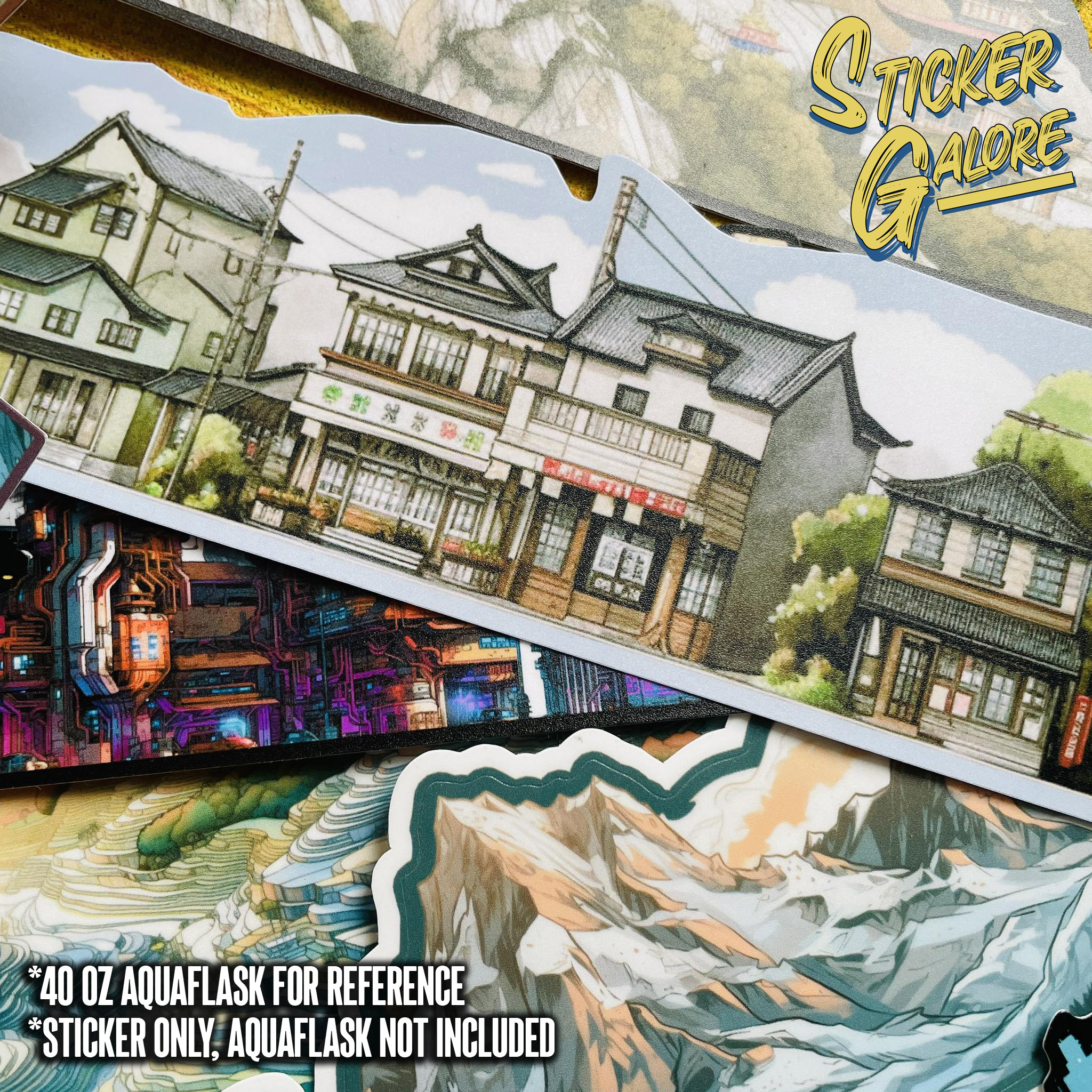 SCENESCAPE AQUAFLASK INFINITY STICKER (WATERPROOF AND SCRATCH PROOF ...