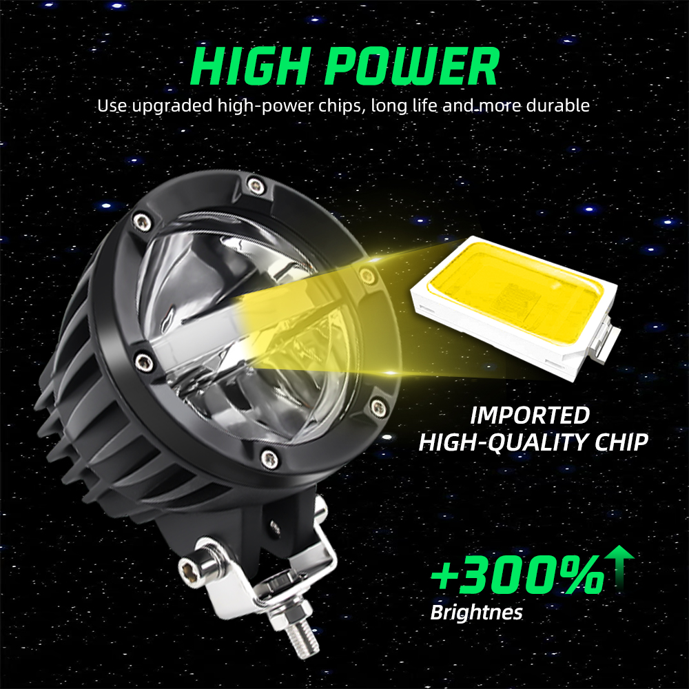 LED Work Light 12V 24V Fog Lamps Extra Light for Off Road 4x4 ATV Truck ...