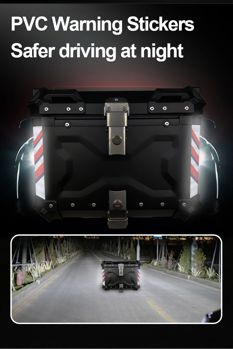 Top Box For Motorcycle 5/36/40/45/55 Liters Dual Lock Box With Back ...