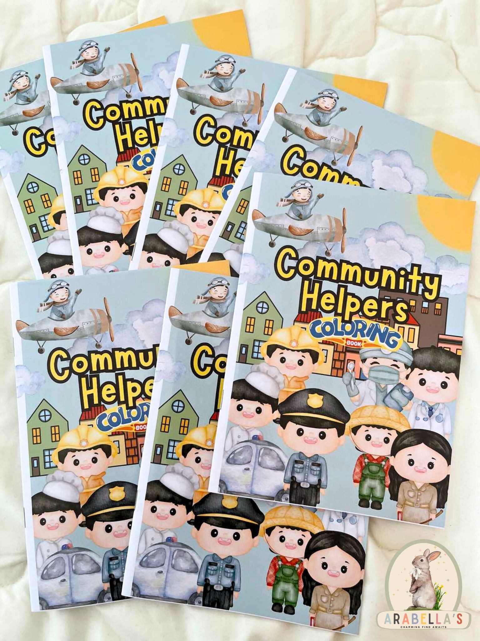 Community Helpers Coloring Book | Shopee Philippines