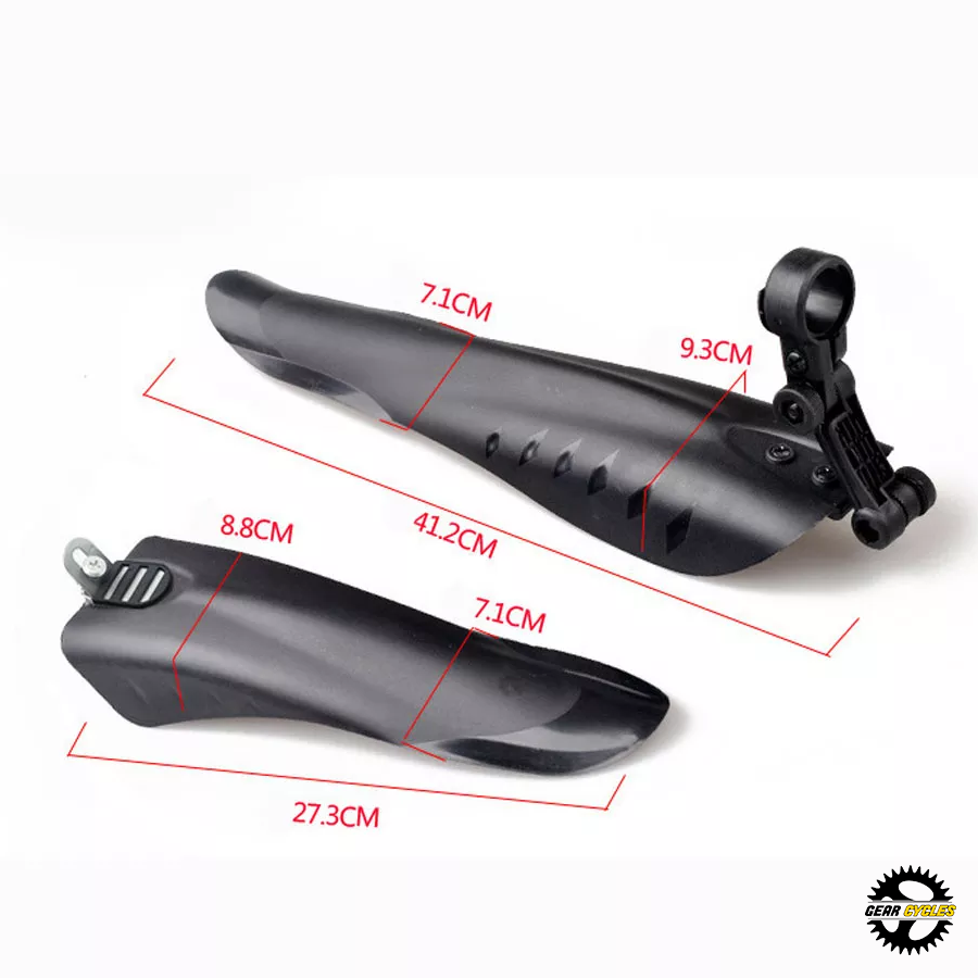 Front & Rear Mudguard Mountain Road Bike MTB Bicycle Fender Front Rear ...