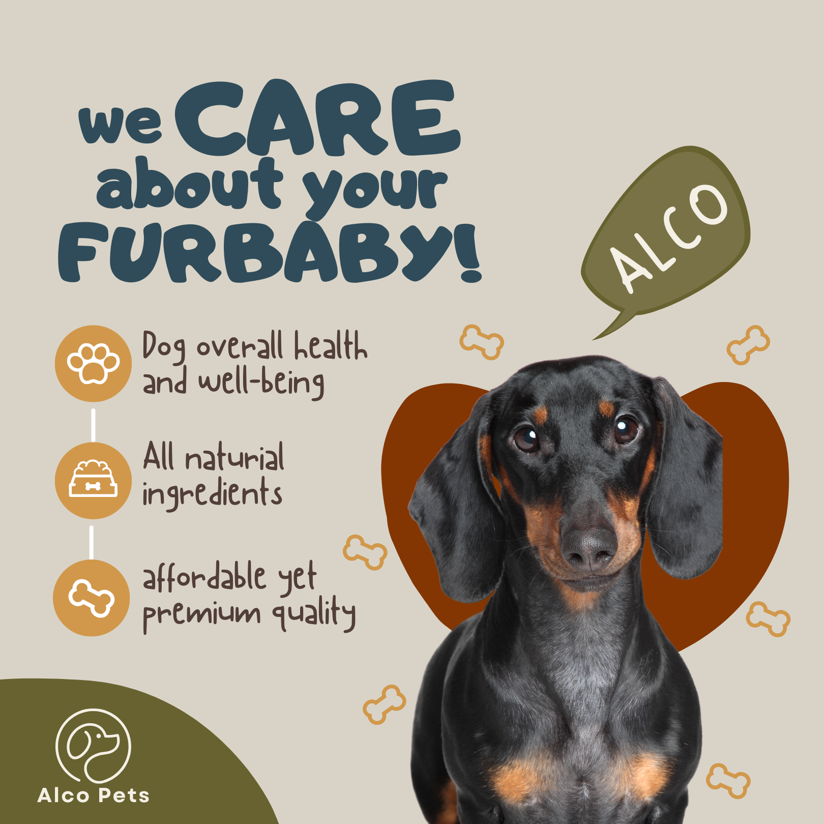 Alco Pre & Probiotic Digestive Multifunctional Dog Treats 300grams 120 ...