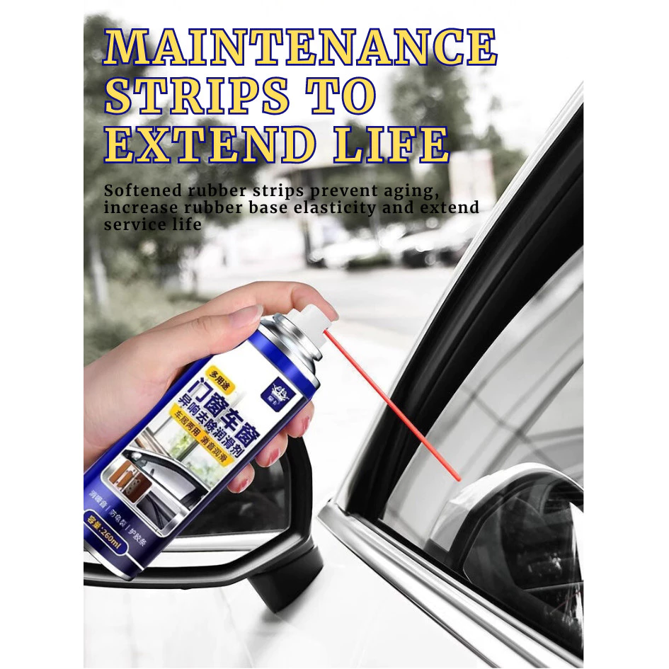 MOTUS 450ml Car Window Lubricant Car Door Noise Elimination Car Door ...
