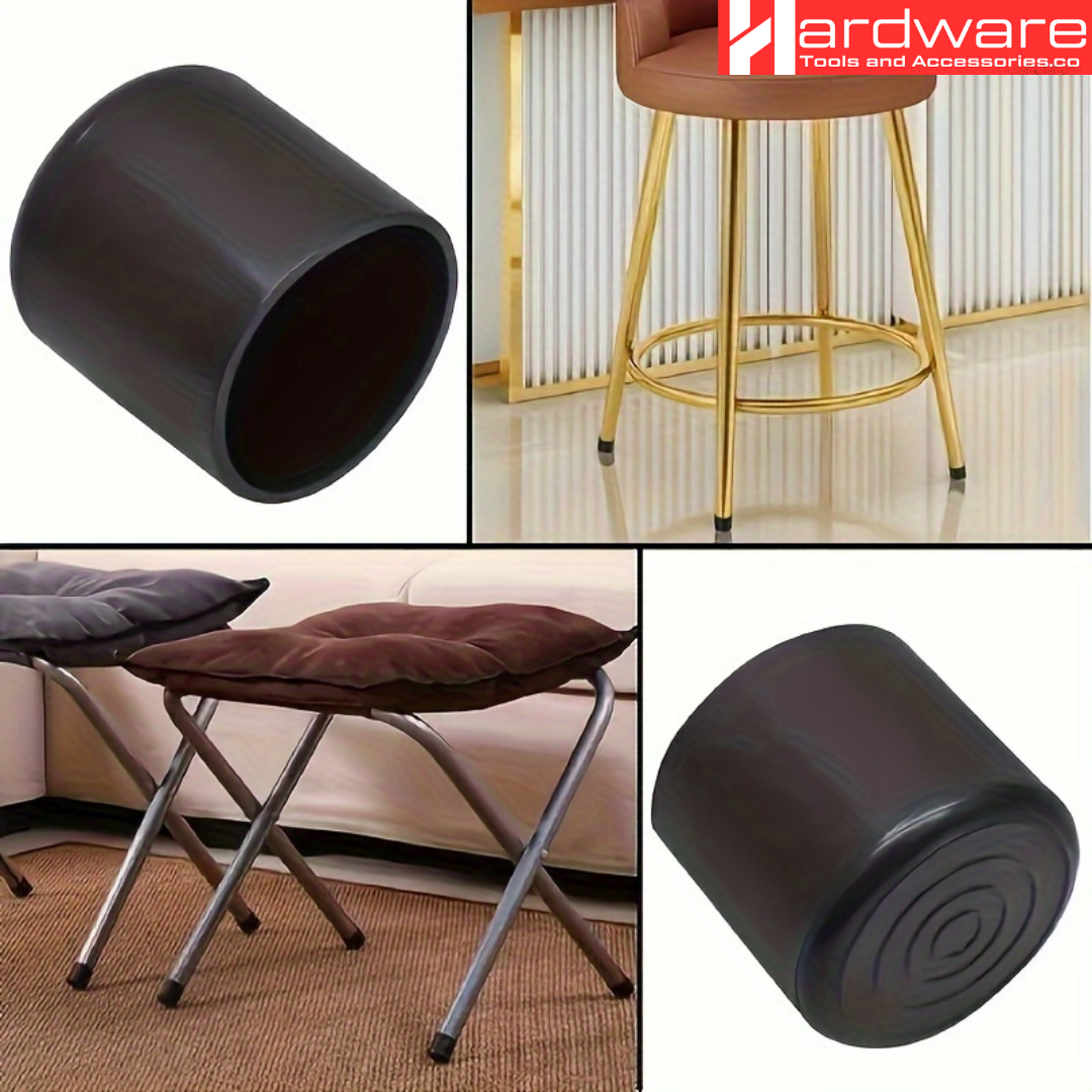 Rubber Footings Tubular Round for Chair Table Feet Cover Pads Anti-slip ...