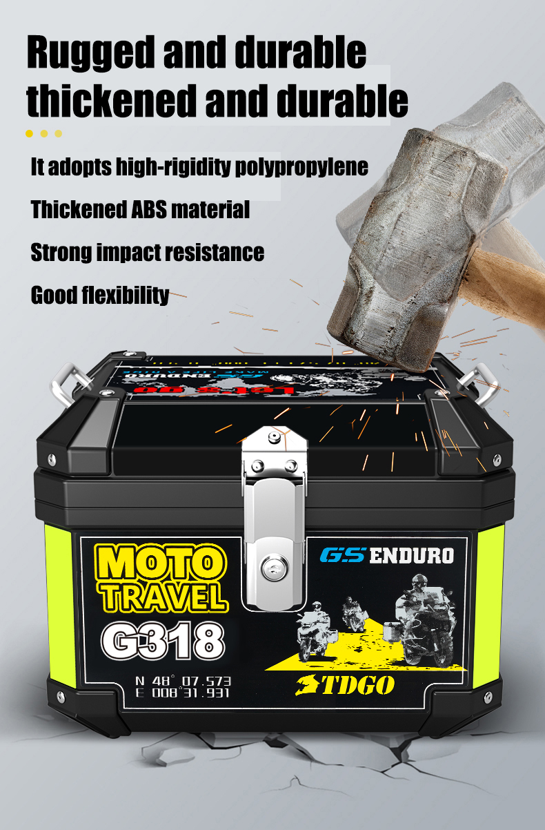 Motorcycle Top Box Motorcycle Box With Base Plate Box For Motorcycle ...