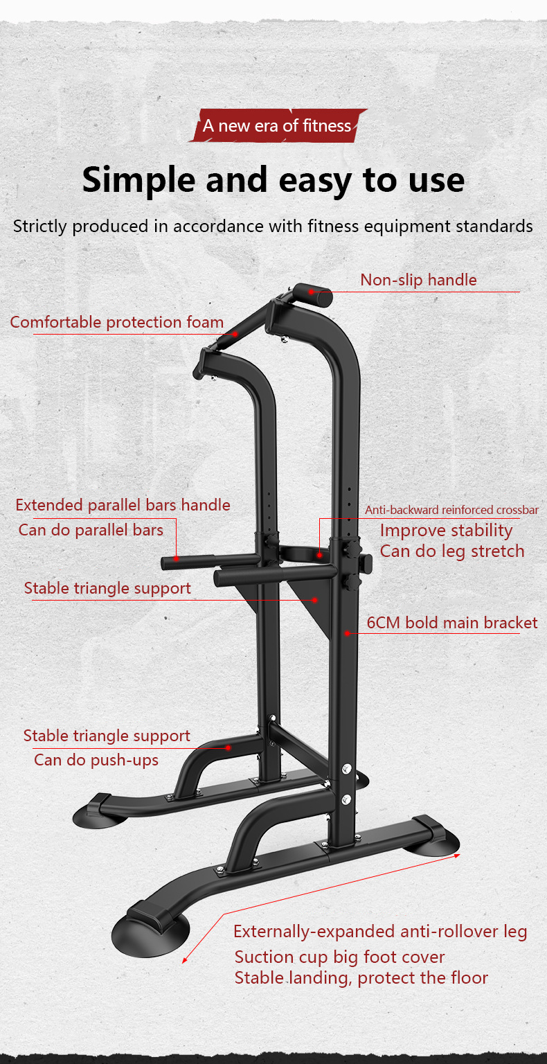DONIUZ Multifunctional Pull-Ups Bar Push-Up machine Indoor Horizontal ...