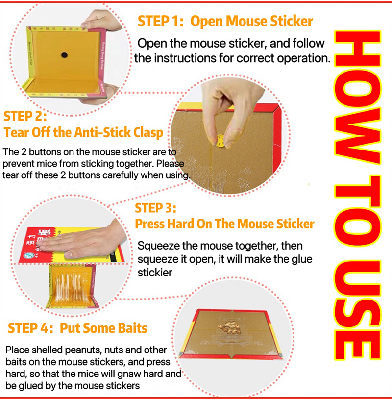 Mouse Sticky Card Mouse Rubber Sheet/mouse trap/traps/mouse character ...
