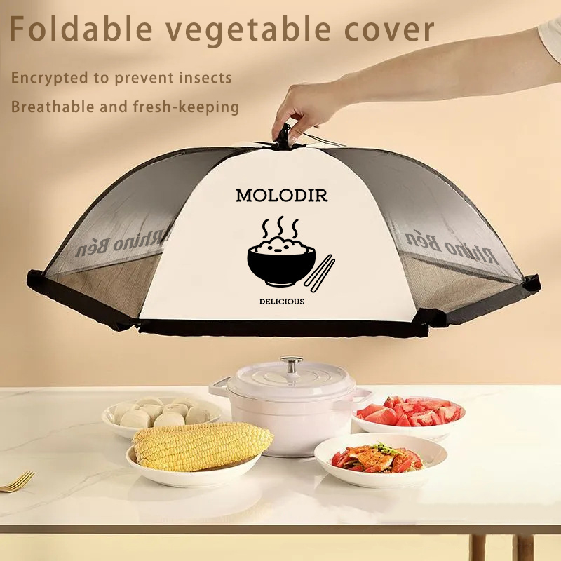 Foldable Anti-Insect Kitchen Food Cover Washable Mesh Collapsible Pop ...