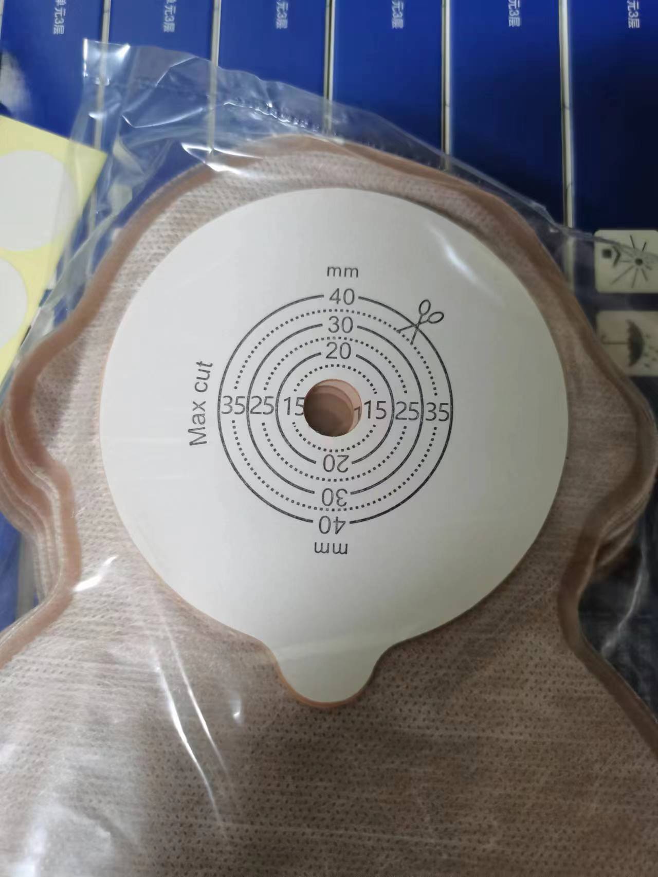 COD 10 pieces children colostomy bag medical type seal ostomy bag ...