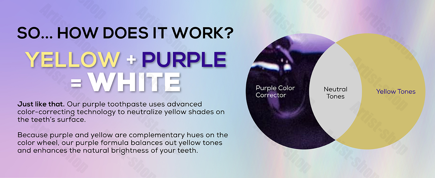 Scoban toothpaste Toothpaste V34 Teeth Whitening Purple toothpaste ...