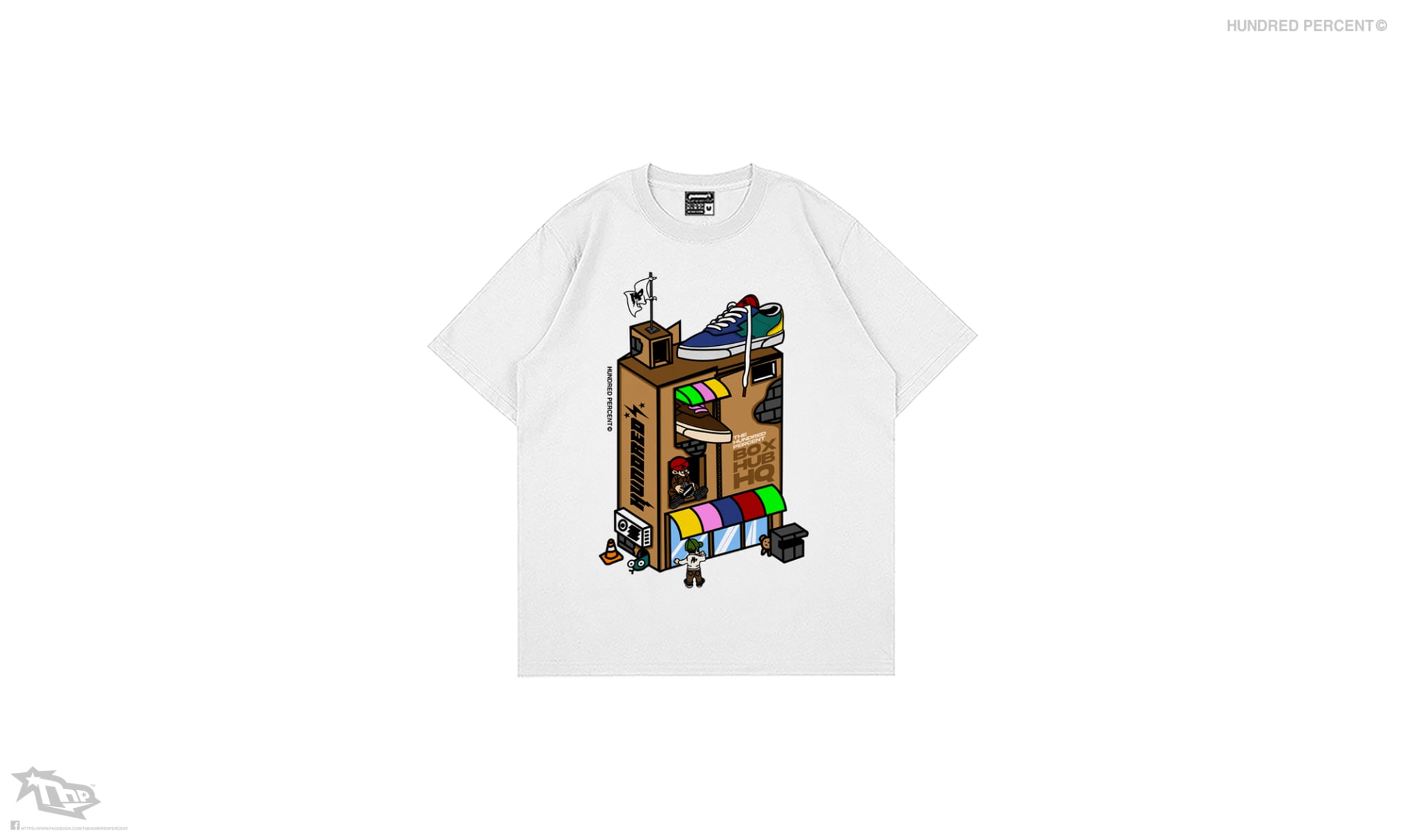 THE HUNDRED PERCENT " BOX HUB " ( WHITE ) | Shopee Philippines