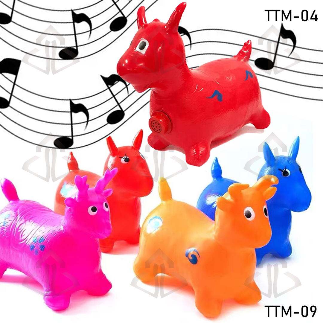 Trumpet mini jumping vault can not mount Jumping cow children's toys ...