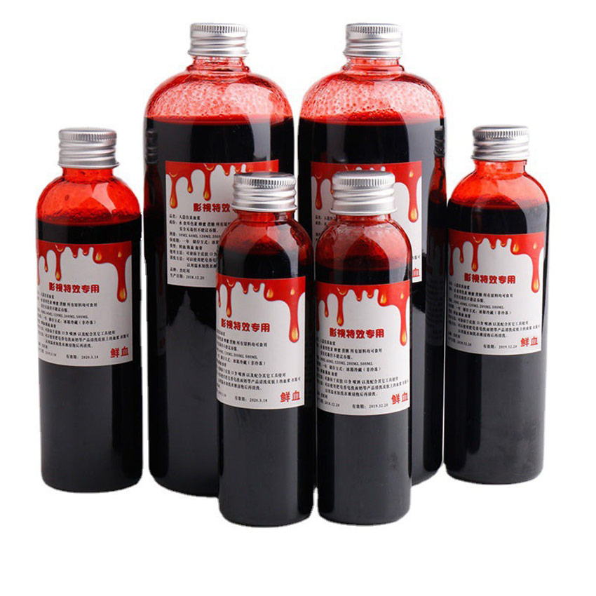 30/120ml Vampire Blood Cosplay Fake Blood Liquid Body Paint Prank Face ...