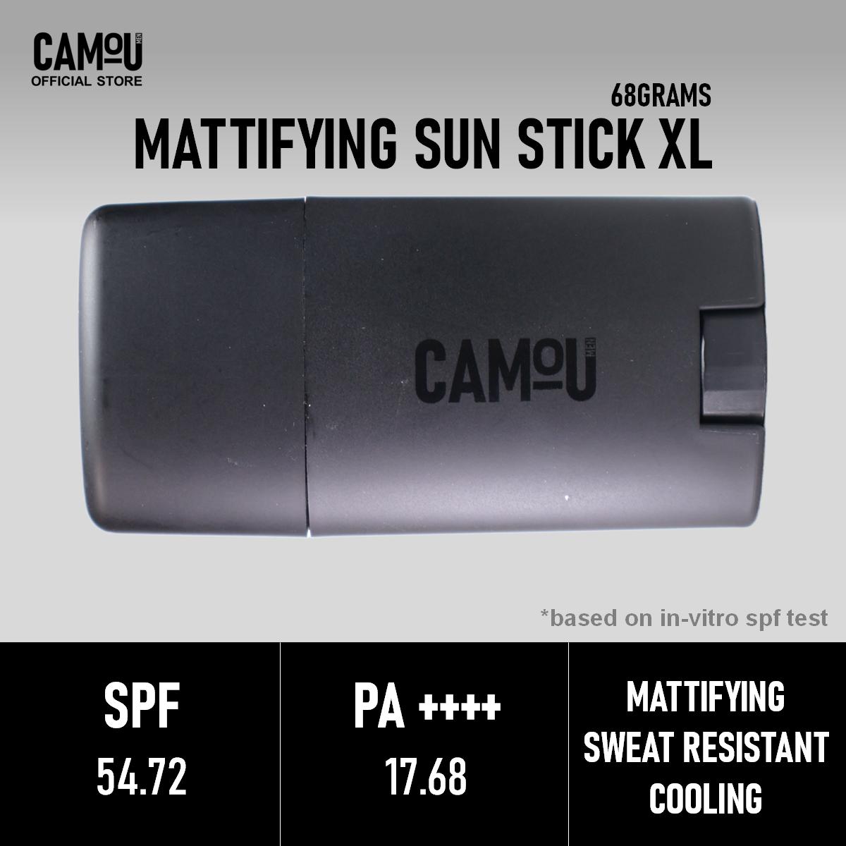 68g Camou XL Mattifying Sun Stick No White Cast Sweat Resistant Aloe ...