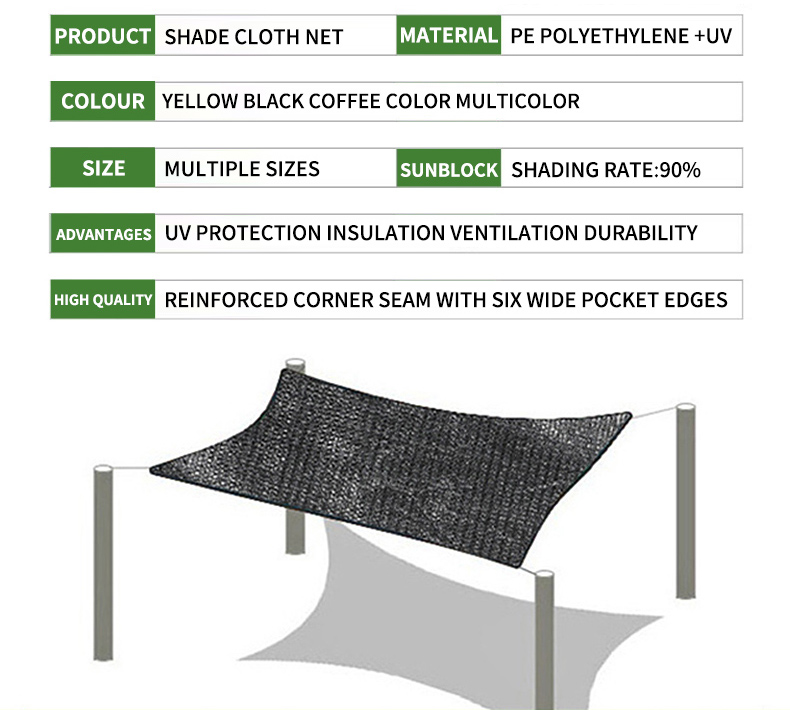 Sunscreen netting UV protection 98% shade sunscreen netting outdoor ...