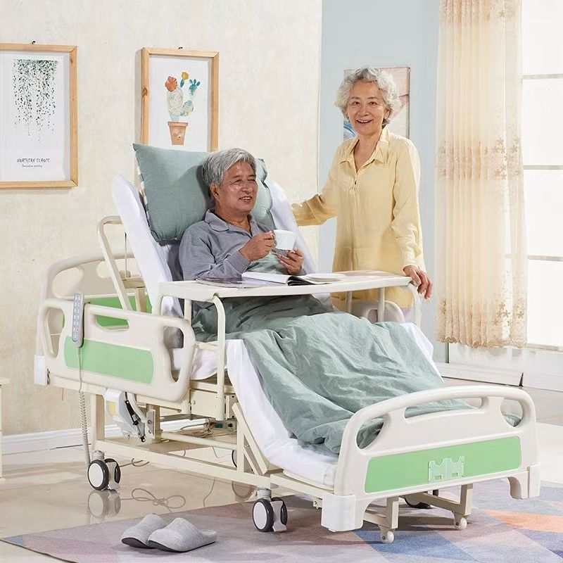 SIX Auxiliary Functions Electric Nursing Bed Multifunctional Patient ...