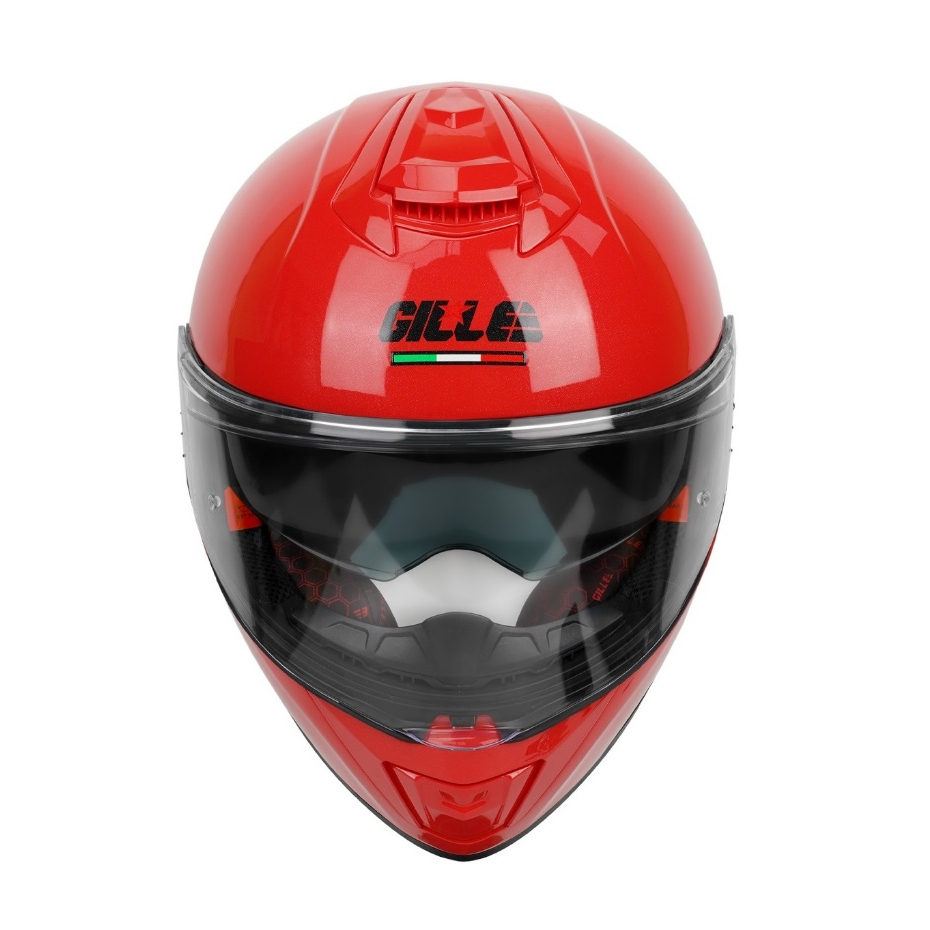 【EAGLE SPEED】GILLE FULL FACE HELMET 883 FALCON SOLID RED DUAL VISOR ...