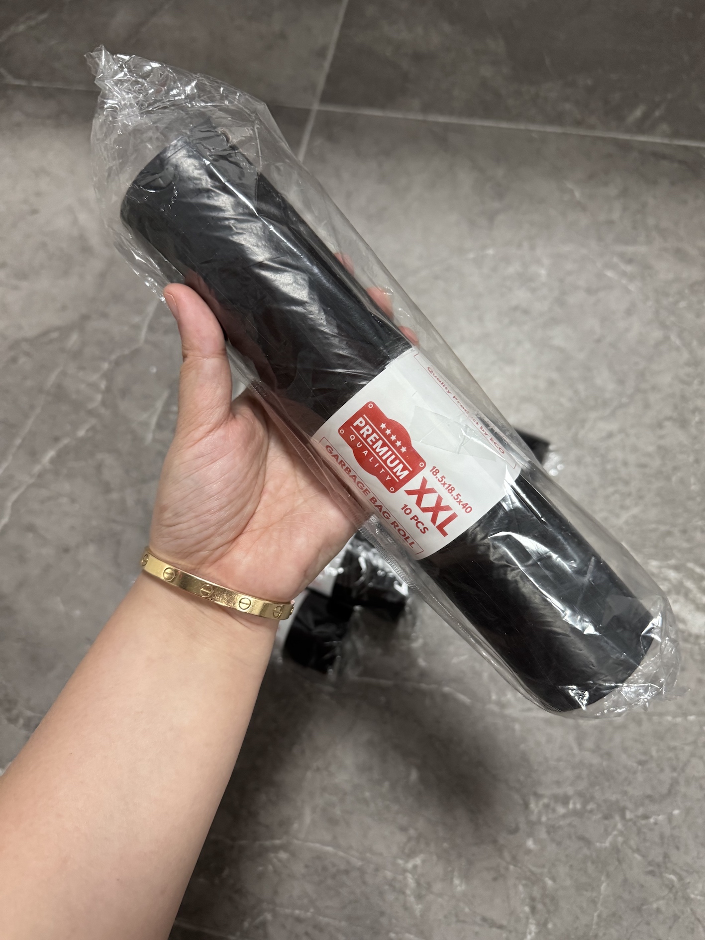 Trash Bag/ Garbage Bag Rolled Small / Medium / Large/ Extra Large / 2XL ...
