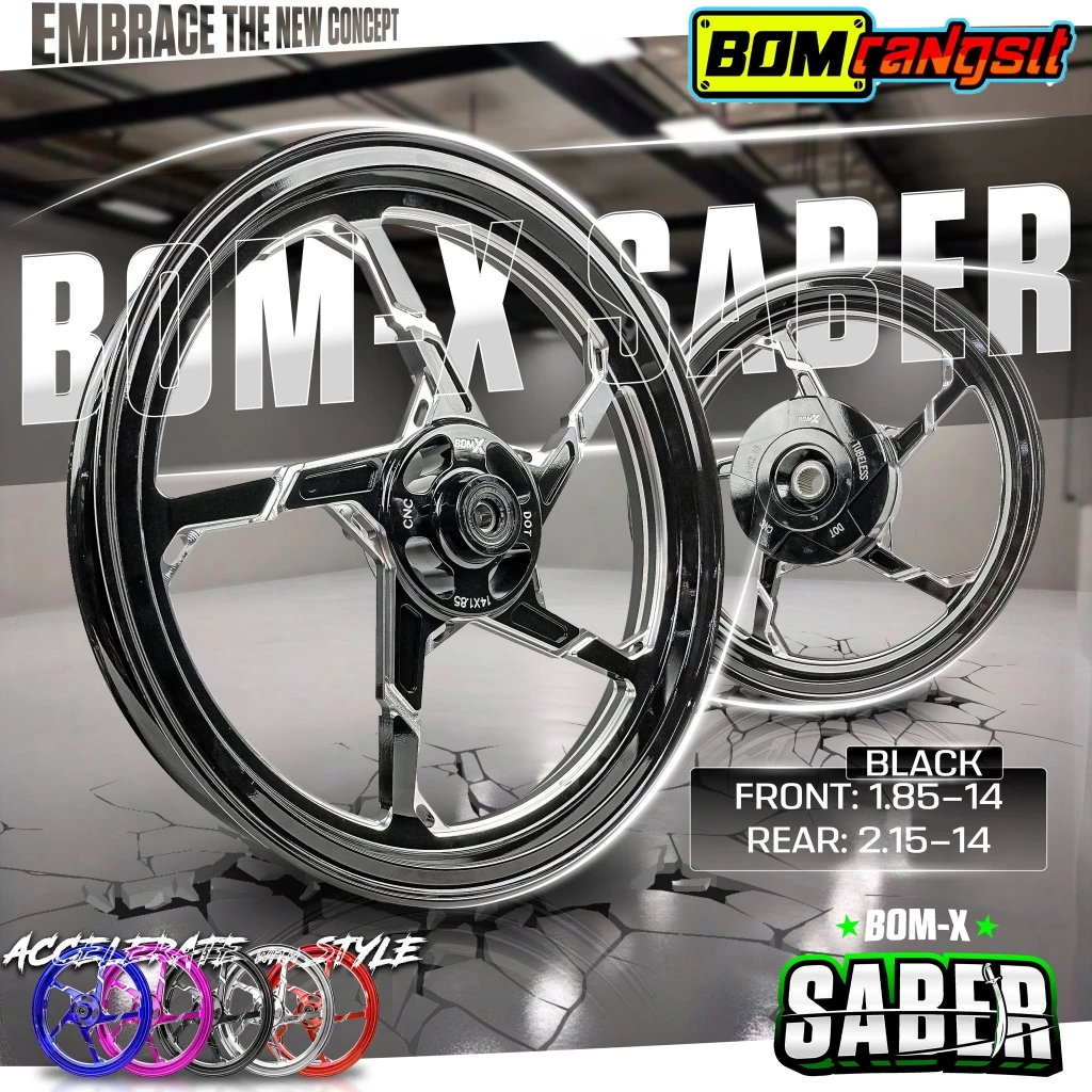 BOM RANGSIT MAGS SABER BOM X SABER Mags For Click 125/150 Mags For ...