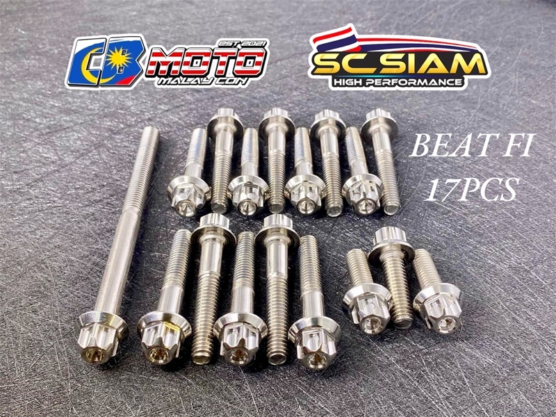 CNC CRANKCASE BOLTS FOR / RAIDER 150 FI & CARB / WAVE 125 / SNIPER 150 ...